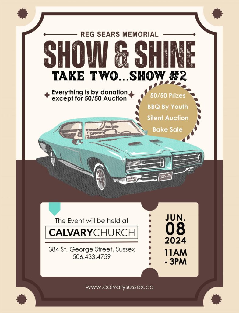Reg Sears Memorial Show & Shine - NB Antique Auto Club Inc.